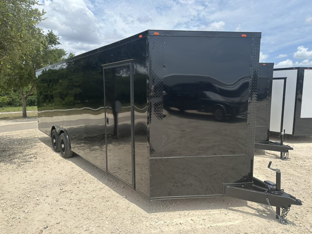 8.5x28 Tandem Axle Plain Ol Trailers - Texas Cargo Trailers